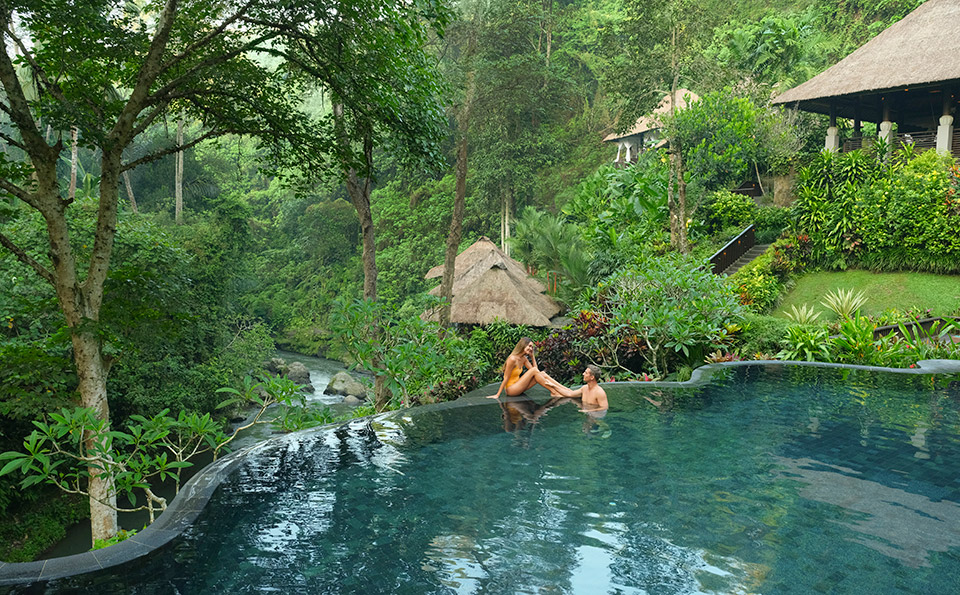 Infinity Riverside Pool | Maya Ubud Resort & Spa