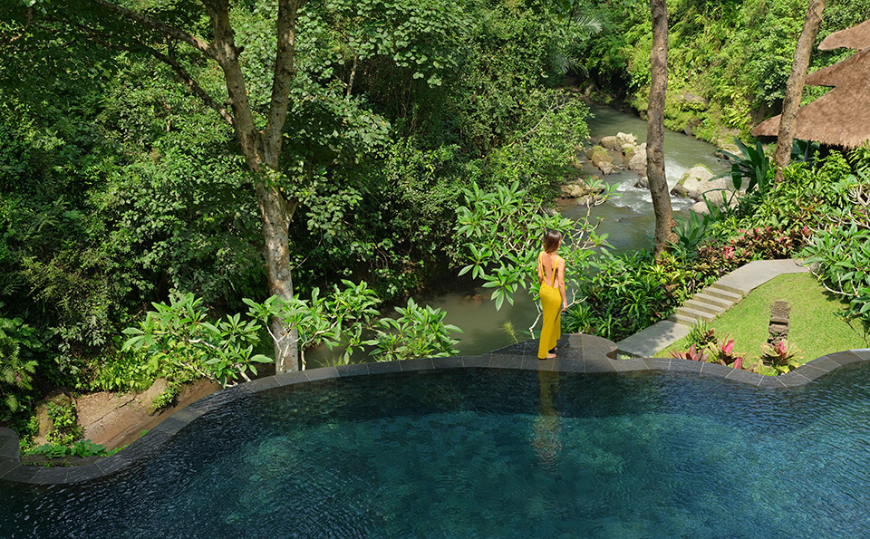 Infinity Riverside Pool | Maya Ubud Resort & Spa