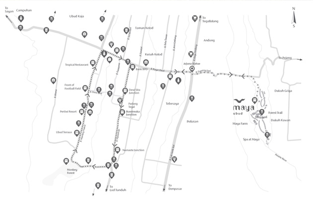 Free Shuttle to Ubud Centre | Maya Ubud Resort & Spa